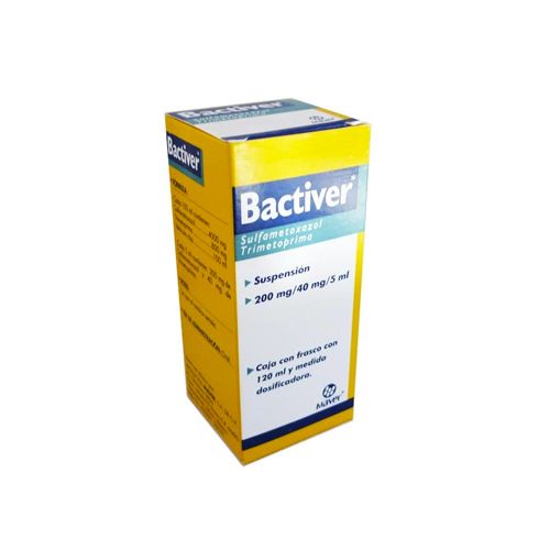 SULFAMETOXAZOL/TRIMETOPRIMA 200/40 mg/5 ml, BACTIVER S | Farmasuper